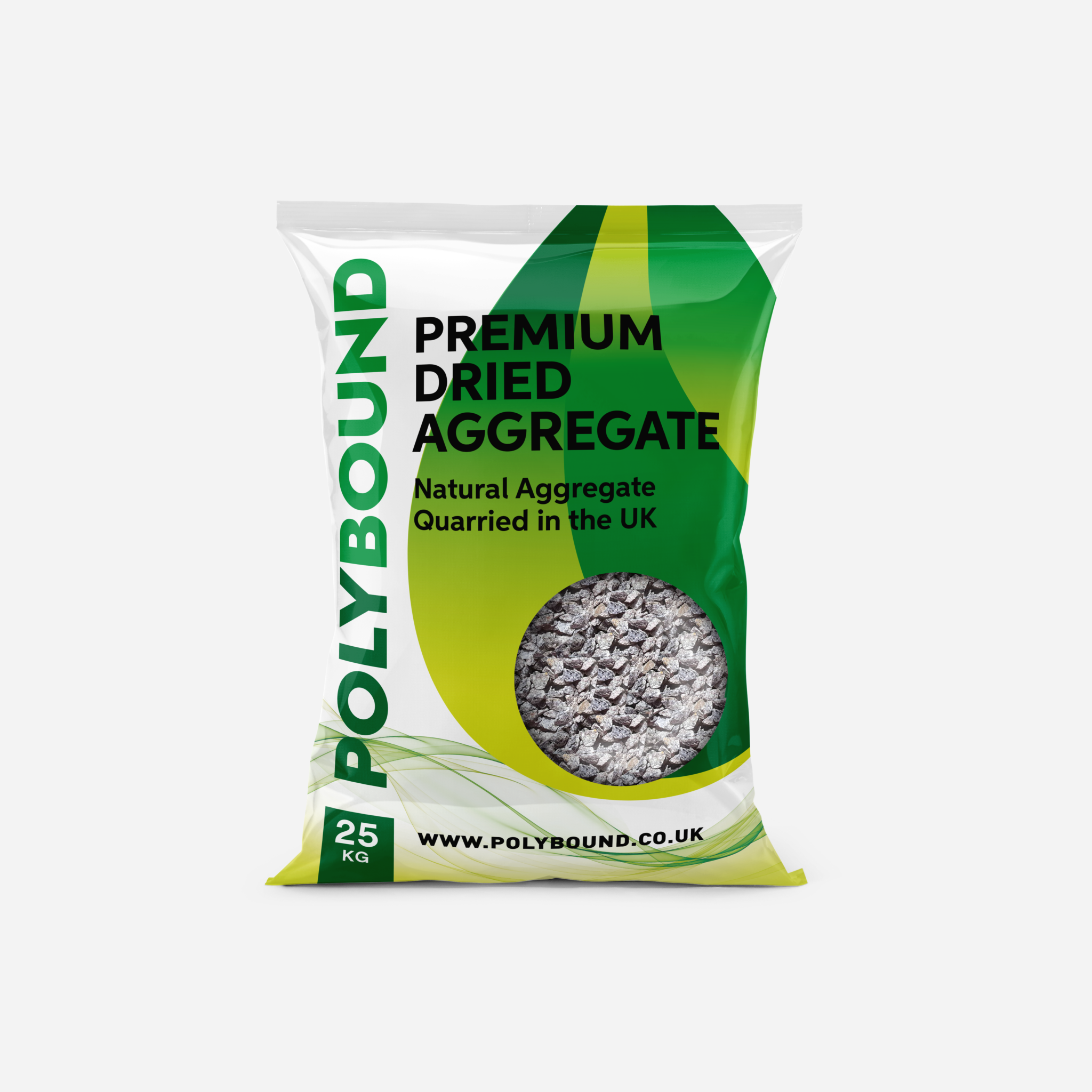 Kiln Dried Natural Aggregate - Silver Nordic Grey, 2-5mm | 25kg - Polybound