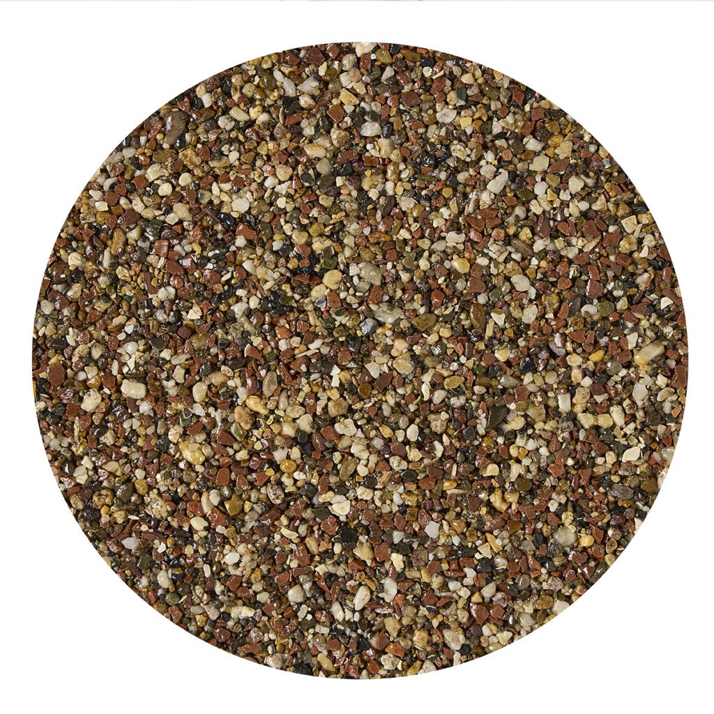 Resin Bound Sample Disc - Red Golden Rose | 9cm - Polybound