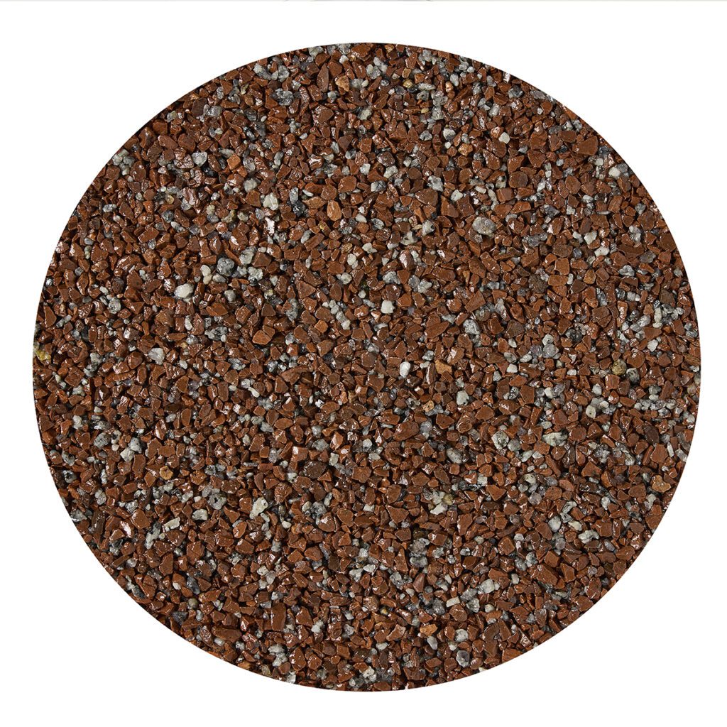 Resin Bound Sample Disc - Red Minerva | 9cm - Polybound