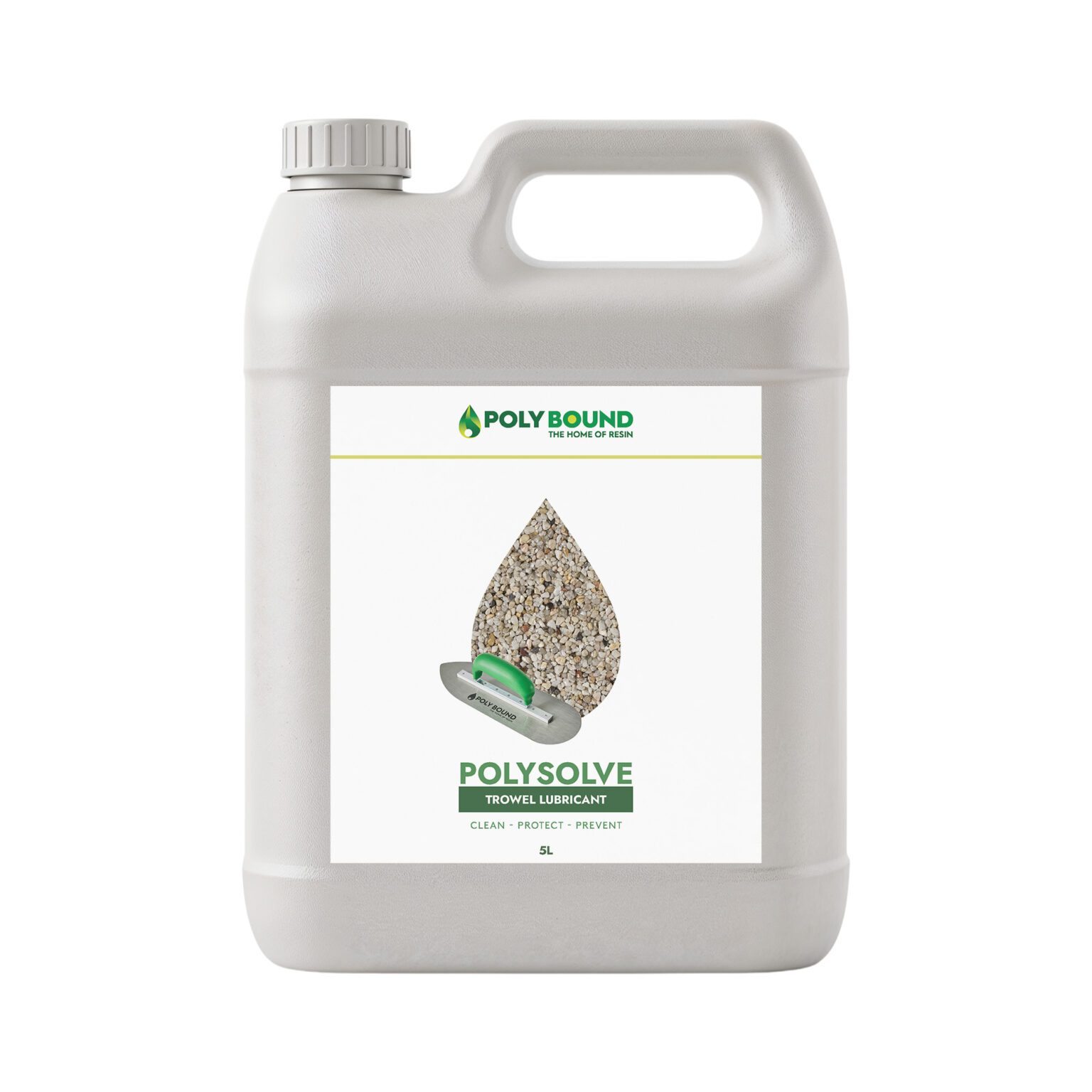 Mixer Cleaner Resin Trowel Lubricant - Clear, | 5L - Polybound